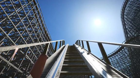 模拟游戏之过山车,惊艳到了