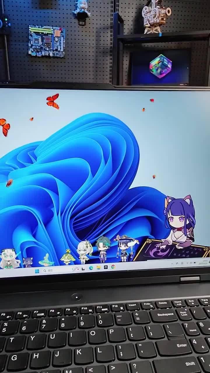 给大家看看我电脑的生态环境#桌宠 #笔记本电脑 #科技社