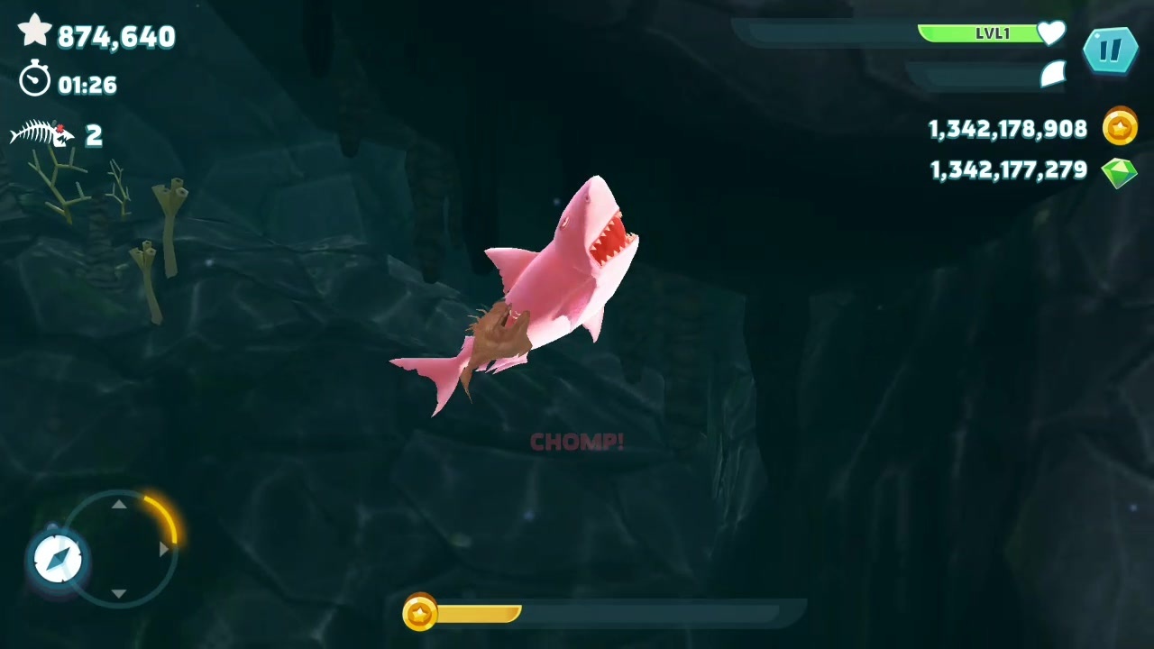 饥饿鲨进化:大白鲨VS克隆巨齿鲨!大白鲨能吞噬巨齿鲨...