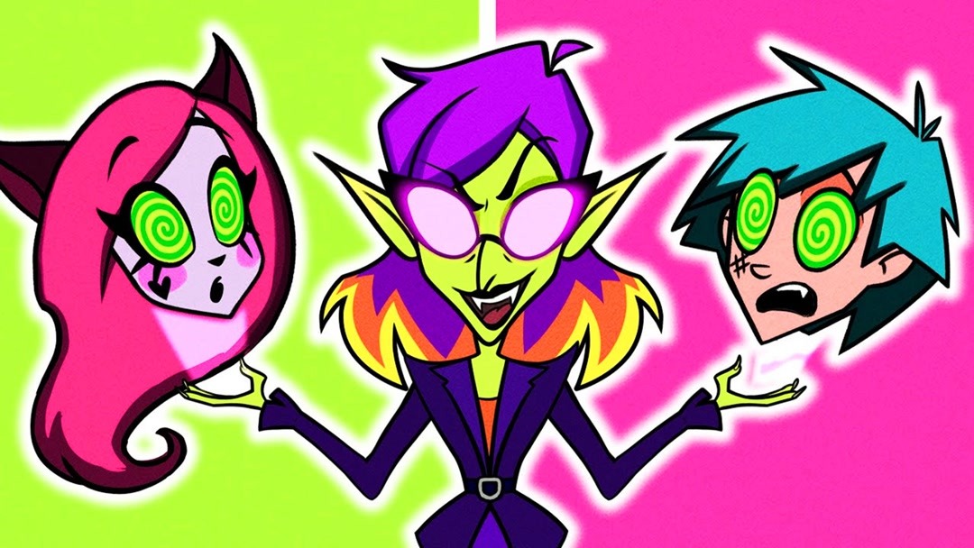 高中生动画:赏罚分明挑战,紫老师发动眩晕魔法惩治犯错的小智!