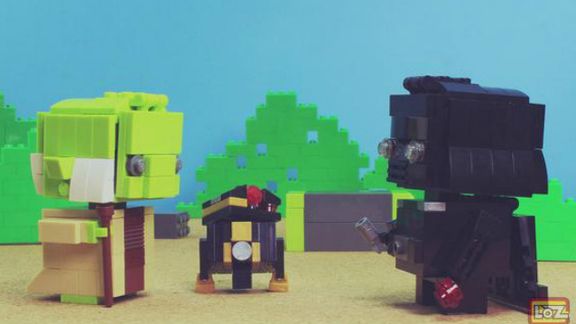 超贱萌乐高式拼装小人偶~搞笑上演星球大战新外传动画LOZ积木