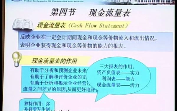 13.6现金流量表作用、分类及编制基础