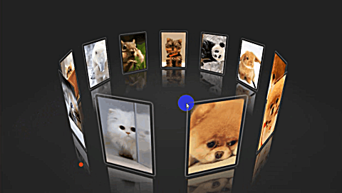 web前端开发网页制作学习js教程-3D旋转相册02