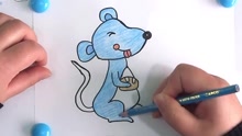 早教简笔画怎样画小老鼠