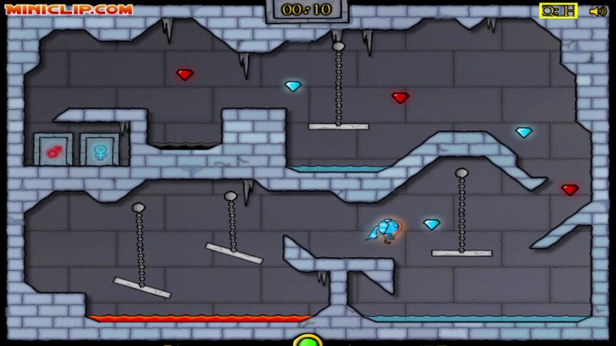 第29关 火娃冰娃3勇闯寒冰圣殿 一控二休闲游戏