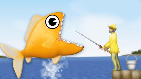 金鱼模拟器 深渊巨口啥都能吞,二狗解说美味海洋Tasty Blue