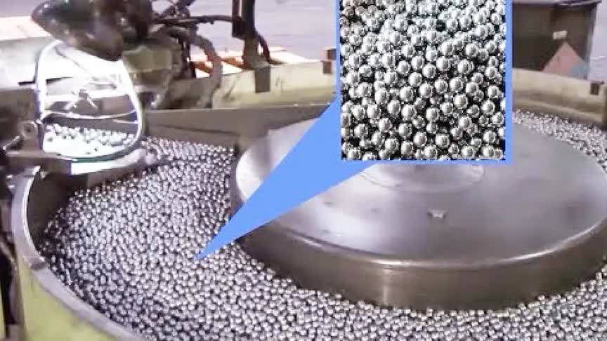1分钟产生10000个钢球,自动化生产效率很惊人