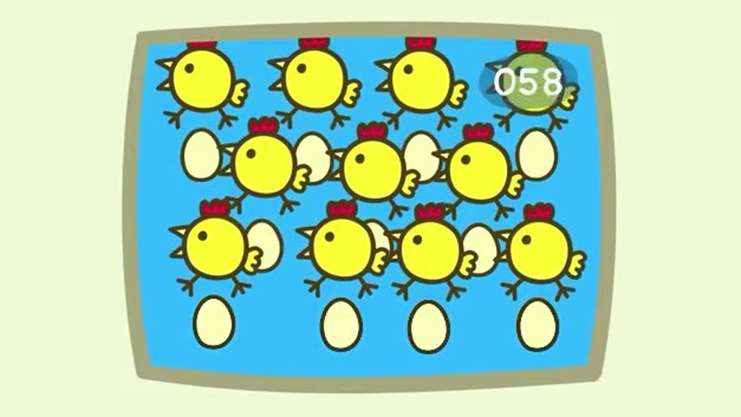 小鸡下蛋游戏。