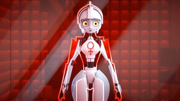 动画里的机器人发现自己长得不太一样,被拦截并扔进了垃圾场?