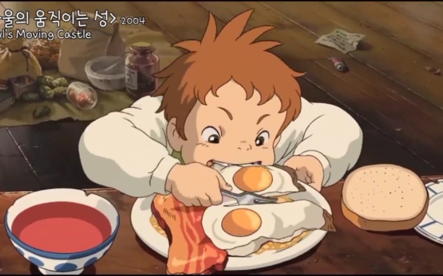 宫崎骏动漫中那些让你馋到的吃饭/做饭环节
