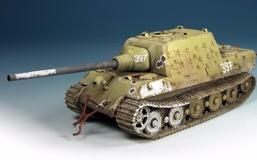 坦克大触Adam -上色和做旧处理 (猎虎演示)