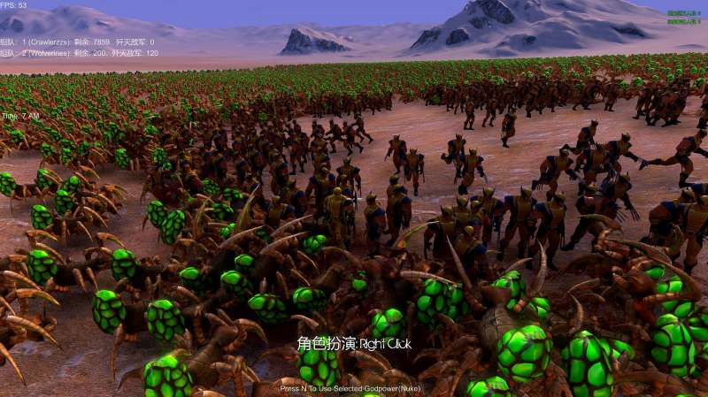 战争模拟器 金刚狼包围地球大战外星蜘蛛