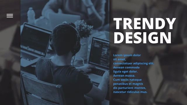 现代简洁的企业幻灯片AE模板