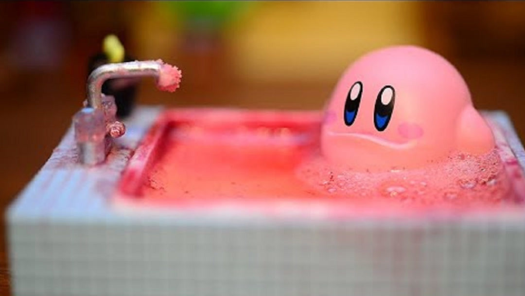 有趣定格动画:迷你惊喜玩具,恐怖停止运动浴池炸弹!