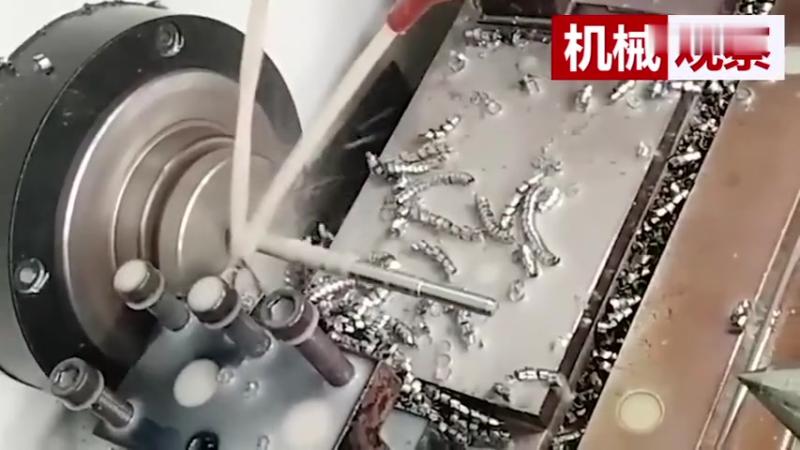 惊人的数控车床加工过程!看完后好后悔没学数控编程