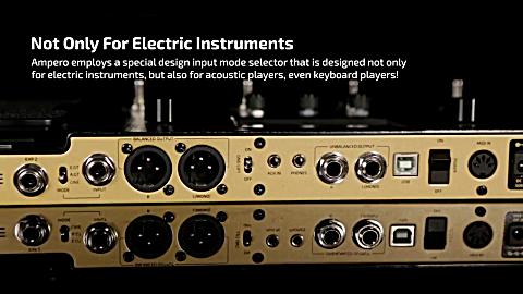 Hotone Ampero电吉他综合效果器 民谣木吉他贝斯失真混音器循环录音