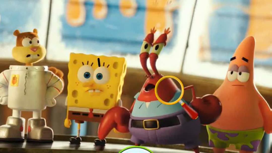 《海绵宝宝》之海绵宝宝大电影找字母