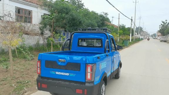 单排皮卡车,可以拉货,可以载人,油电两用的,自动档位器。