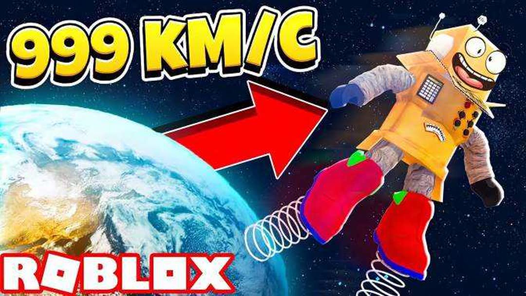 Roblox蹦床模拟器!我的鞋底装着弹簧?咯咯多解说