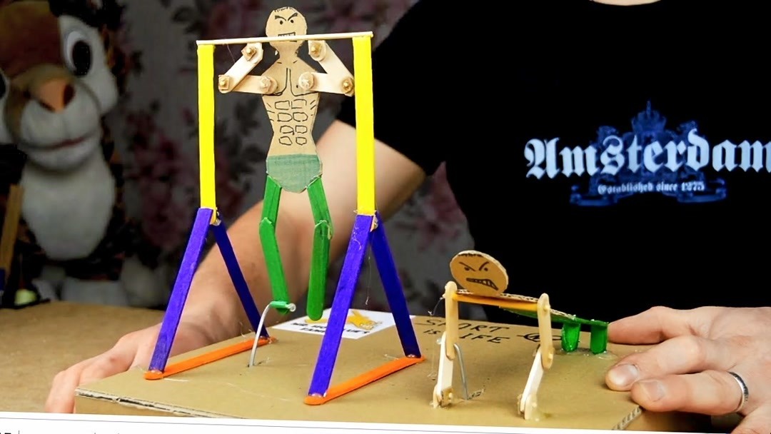 DIY实验室:定制有趣的机械运动员,最好的儿童玩具!