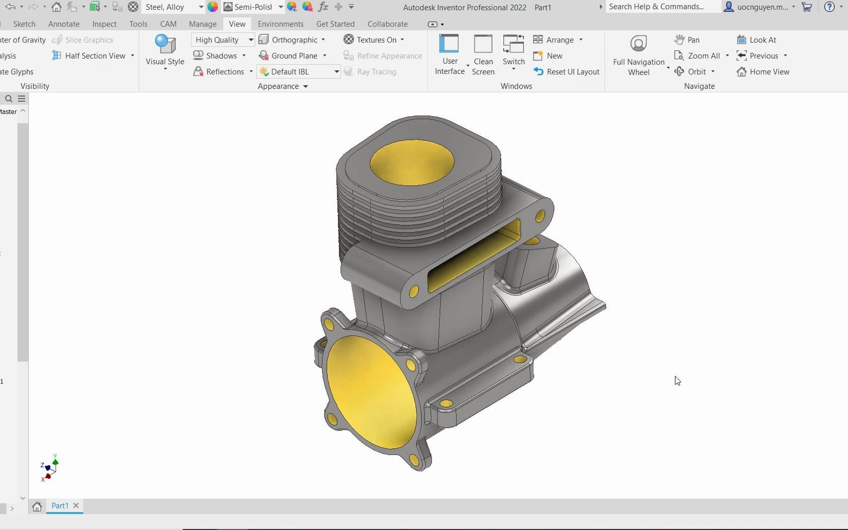 【教程】inventor2022实例教程-空压机