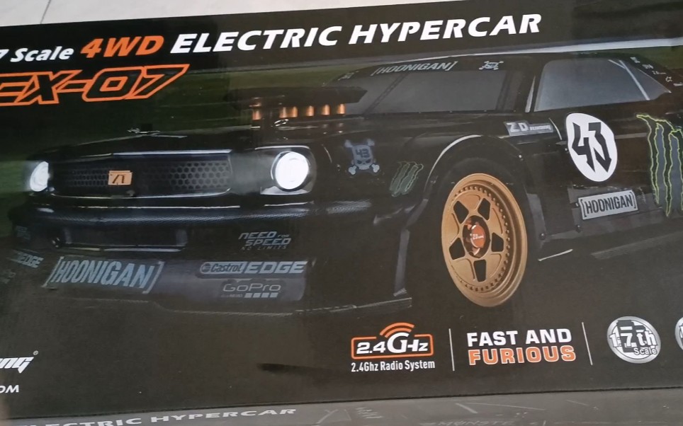 ZD RACING EX07 1/7平跑模型车开箱