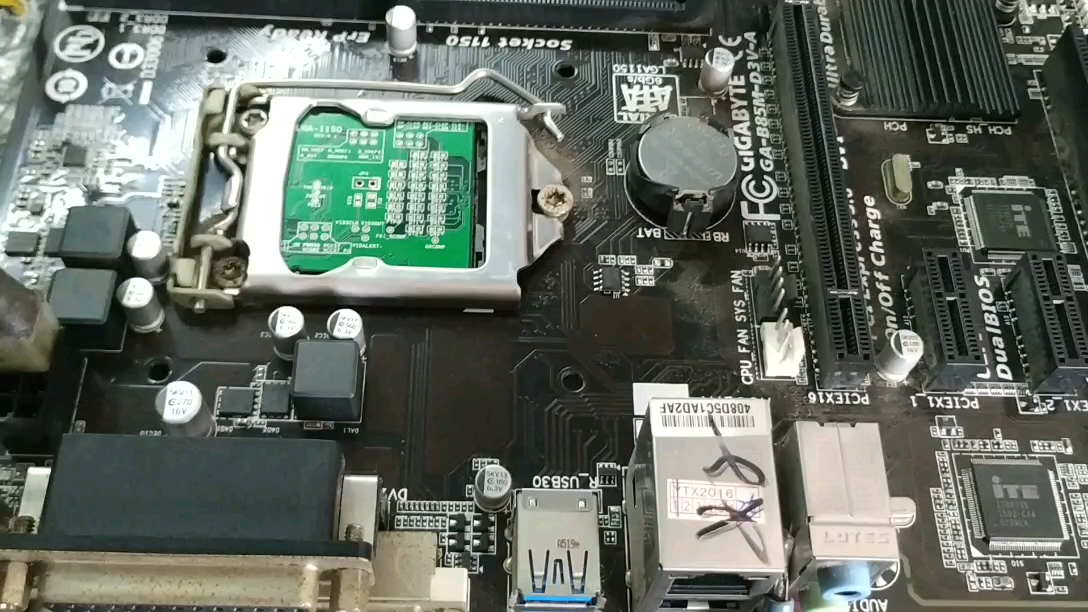 技嘉b85主板维修走了点弯路