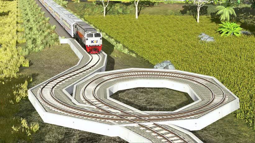 模拟火车:客运列车围着环形铁轨道打转,令人满意的设计(脑洞)