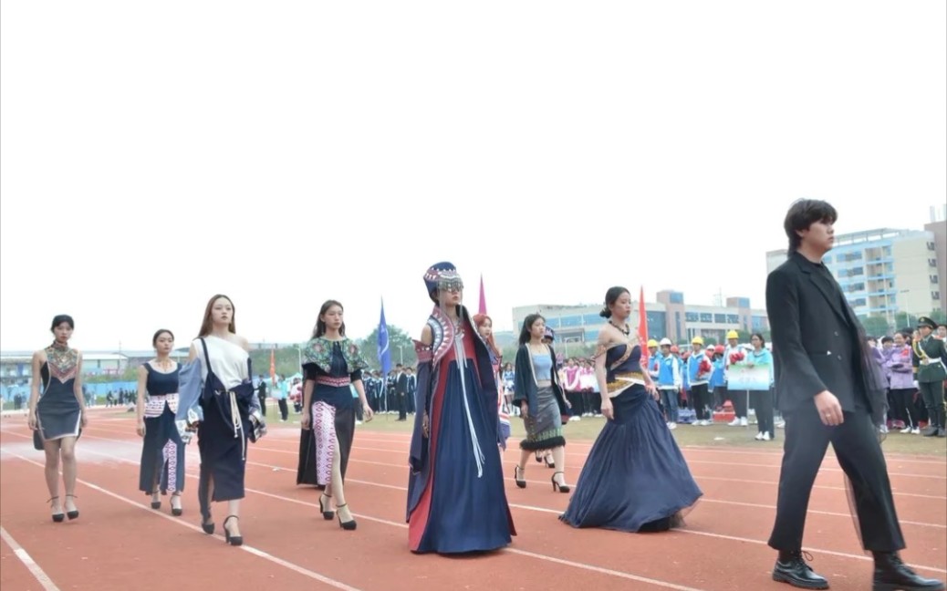 贺州学院第十六届运动会开幕式-入场仪式表演其七