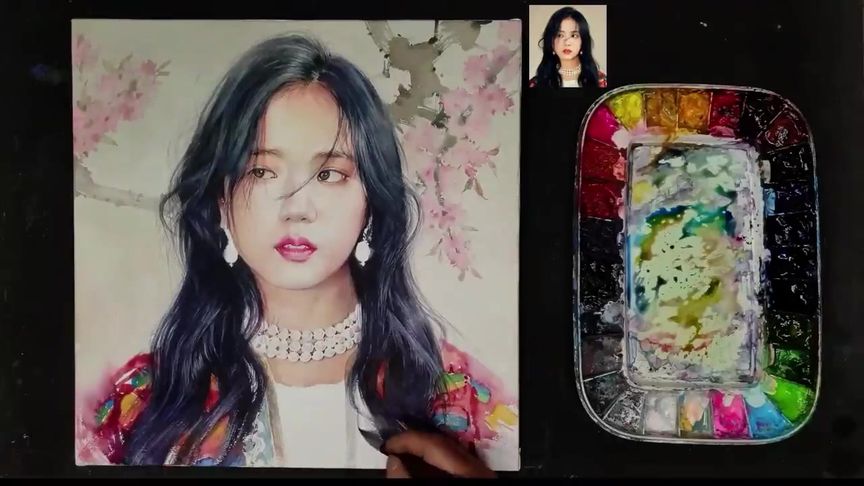 #水彩 #手绘 #画画 #水彩教程