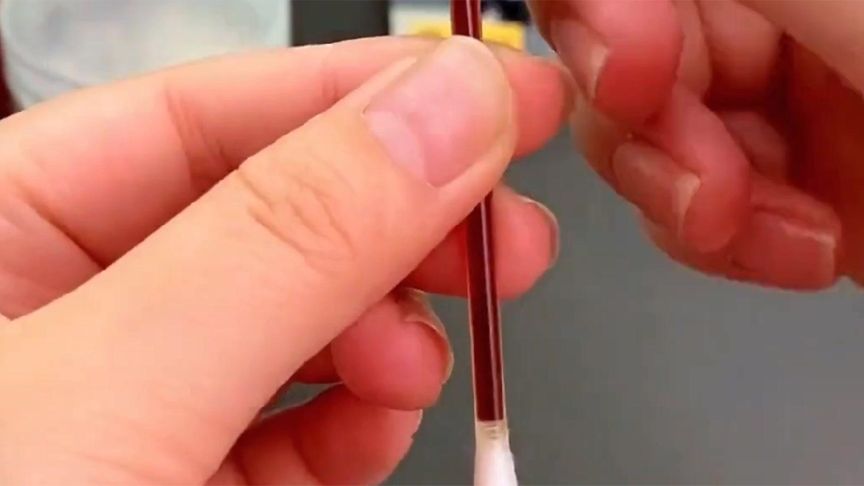 巴迪高一次性碘伏消毒棉签方便卫生折断式棉棒便携式棉签