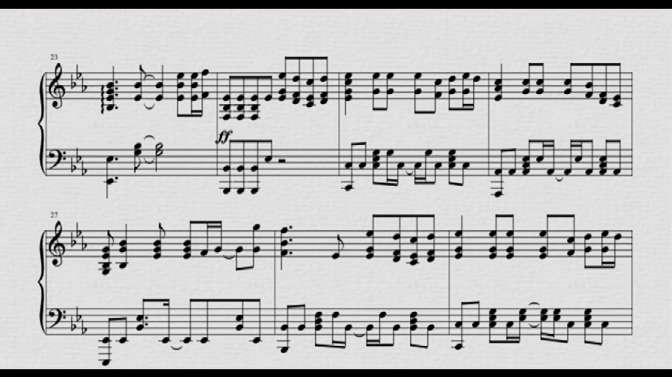 你的答案钢琴谱:钢琴翻奏你的答案(Cover:阿冗)附钢琴谱