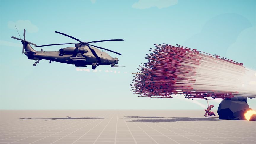 全面战争模拟器:战斗直升机 VS 所有【神级兵种】