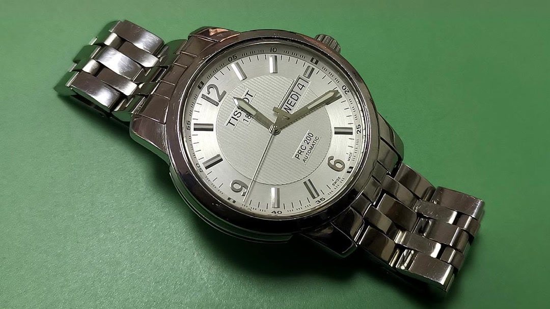 10年的天梭PRC200,保养记录,ETA2836机芯拆装点油取断固机螺丝