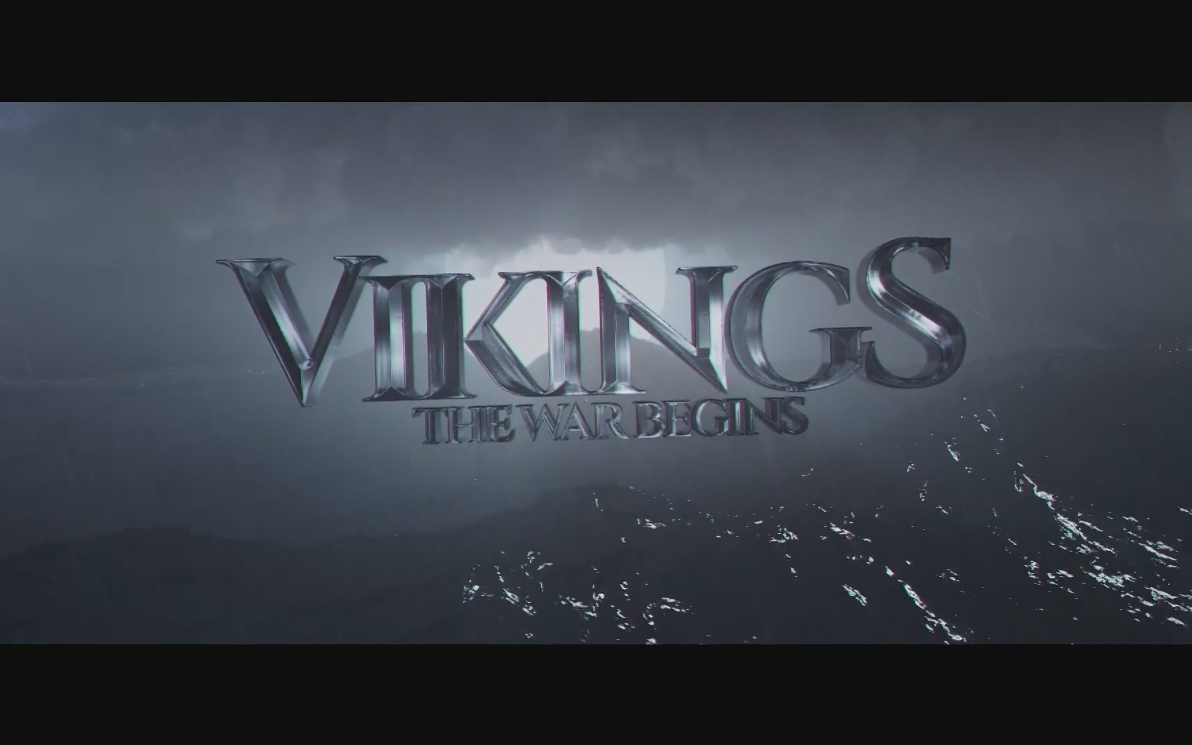 AE模板-海浪大海水面史诗级3D金属文字好莱坞电影预告模板电视剧...