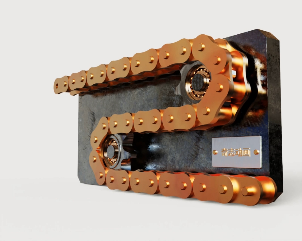 链传动#keyshot高级动画