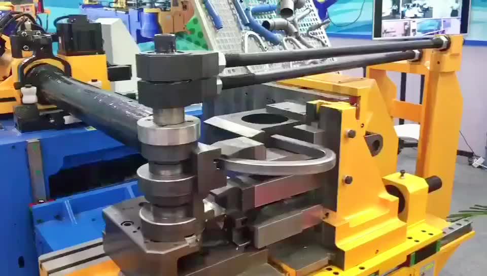 全自动多层模具弯管机 方管 后备箱管弯管机!