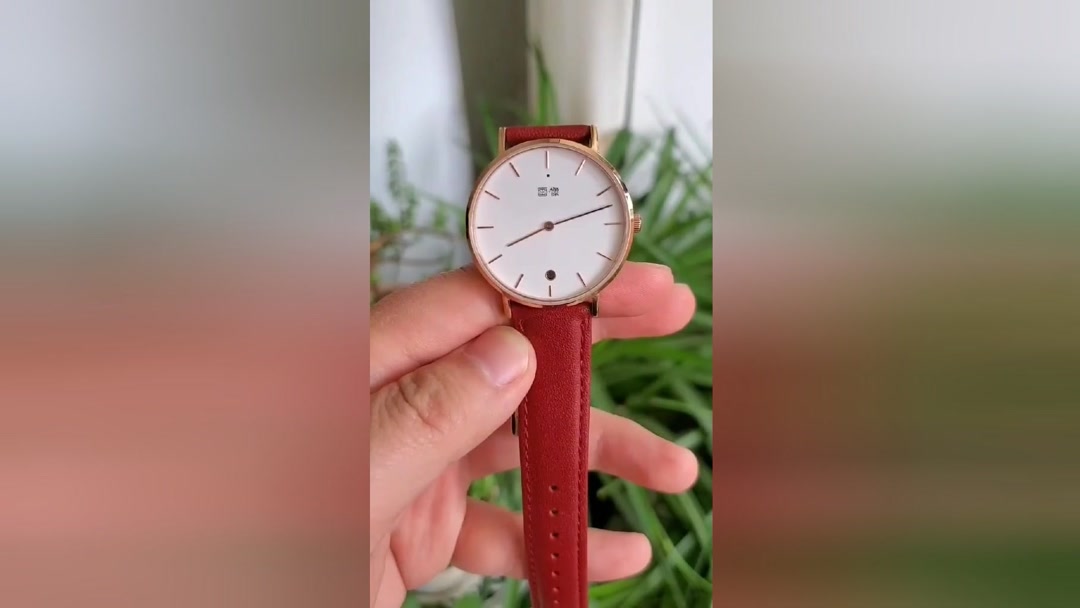 有没有人和我一样,看着这种指针式智能手表自动校时很享受