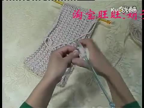 【娟子毛线店】围巾假元宝针织法 编织教程