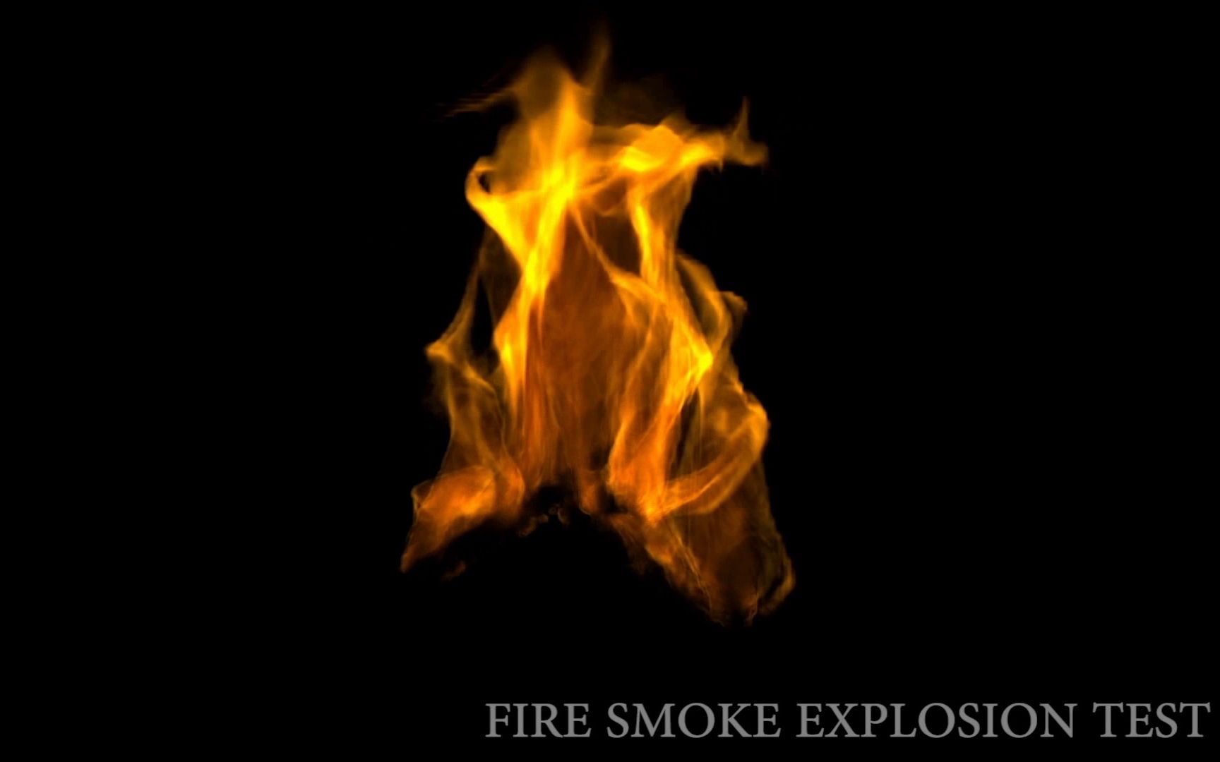 【特效】烟火爆炸测试 Demo Reel