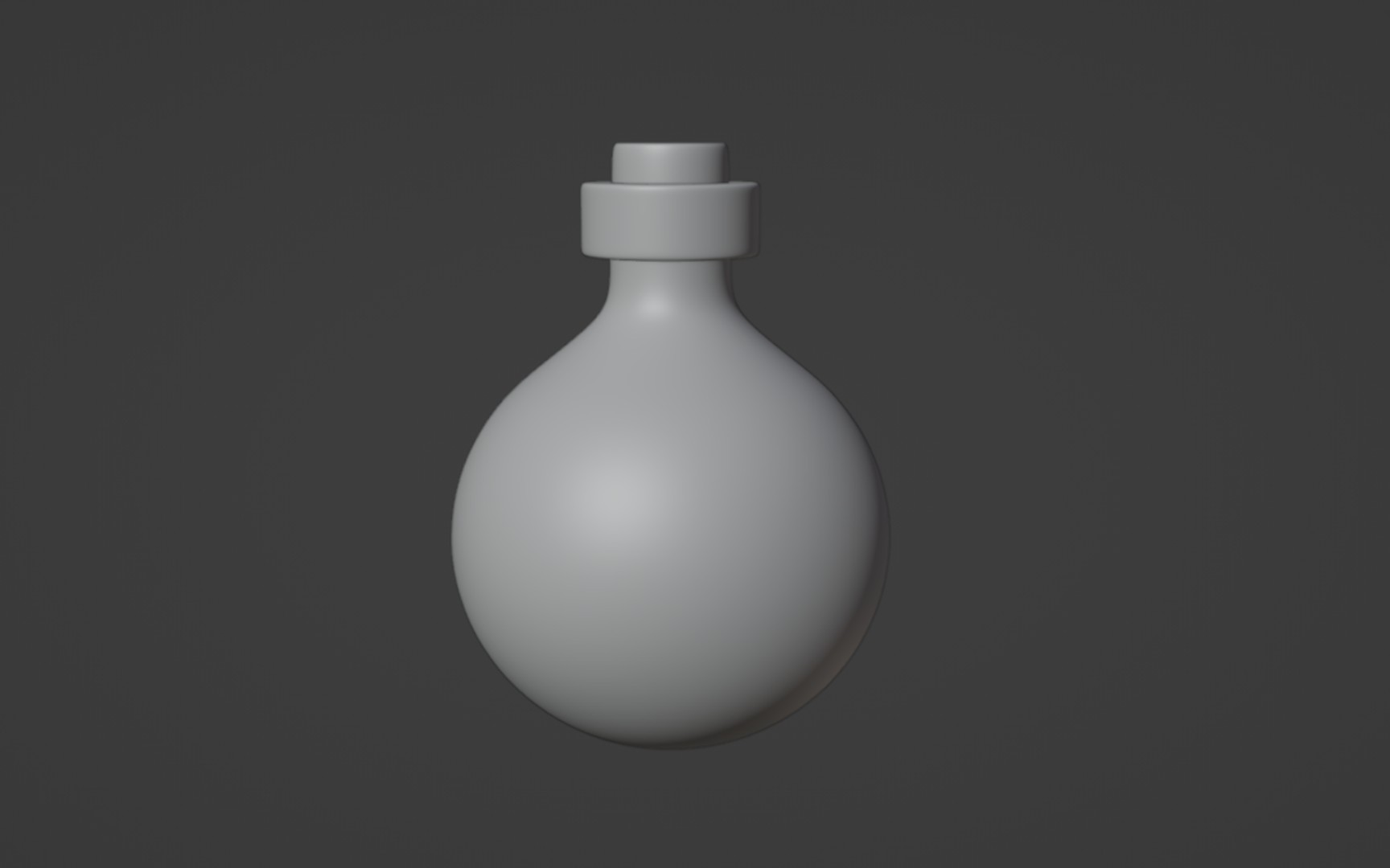 【blender建模】圆形瓶子练习