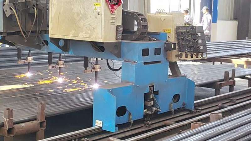 隧道桥梁桩基注浆管打孔加工