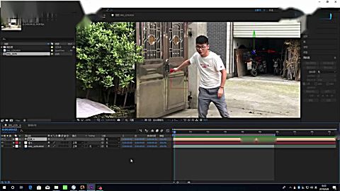 AE特效之人物手指跟踪运动线条粒子效果案例教程