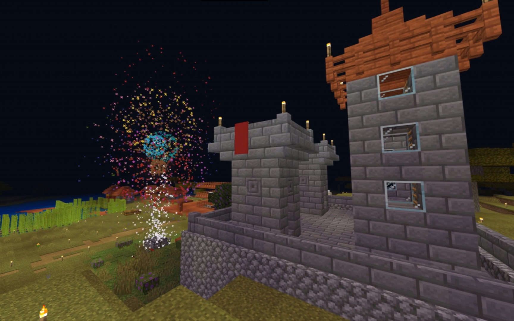 【我的世界】第一次在MC跨年