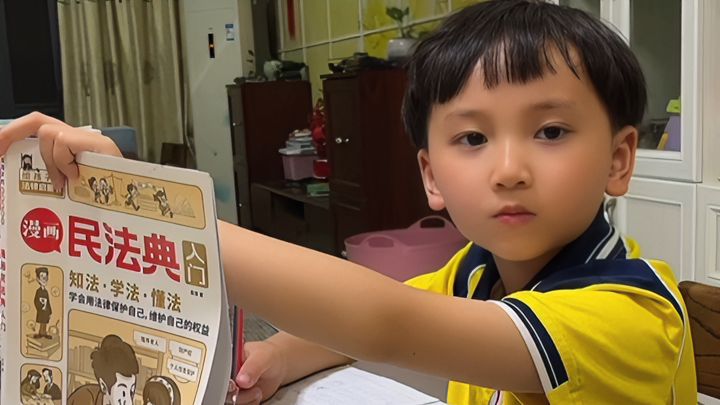 小学生看看民法典吧,学法知法懂法