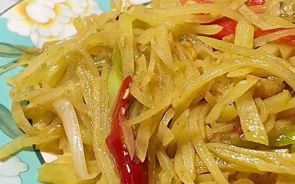 【美食制作】土豆丝