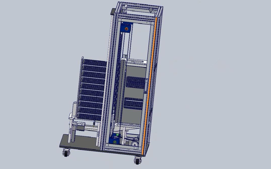 SolidWorks 视频教程:物料填充设备—步进电机断电保护