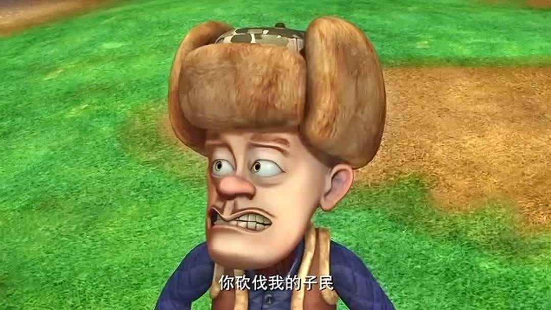 这里告诉我们砍树是不对的,保护树木人人有责