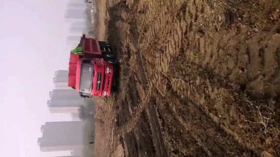 31T纯电动重卡客户测试动力,本车适合运输城市渣土矿山.码头