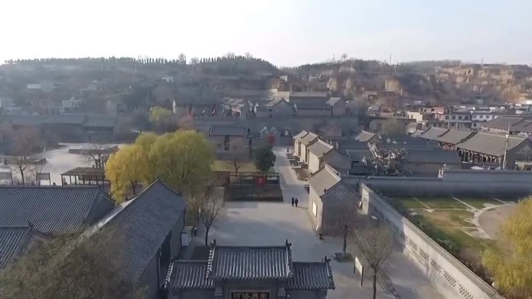 无人机航拍河南巩义回郭镇